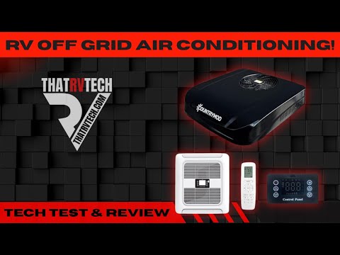 RV off grid air conditioner test - can it take the heat??