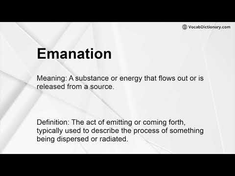 Emanation Meaning