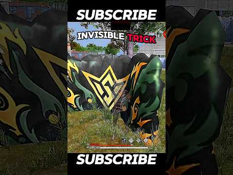 IMPOSSIBLE🍷🗿 FREE FIRE INVISIBLE TRICK😎 #freefire #freefireshorts #youtubeshorts