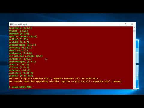 how to install MySQLdb for python in cmd or command prompt using pip install