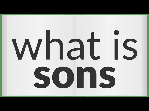 Sons | meaning of Sons