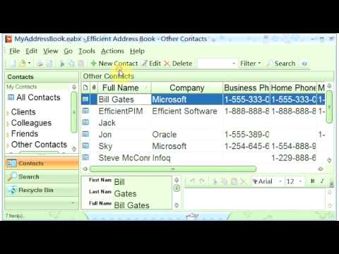 Efficient Address Book Guide