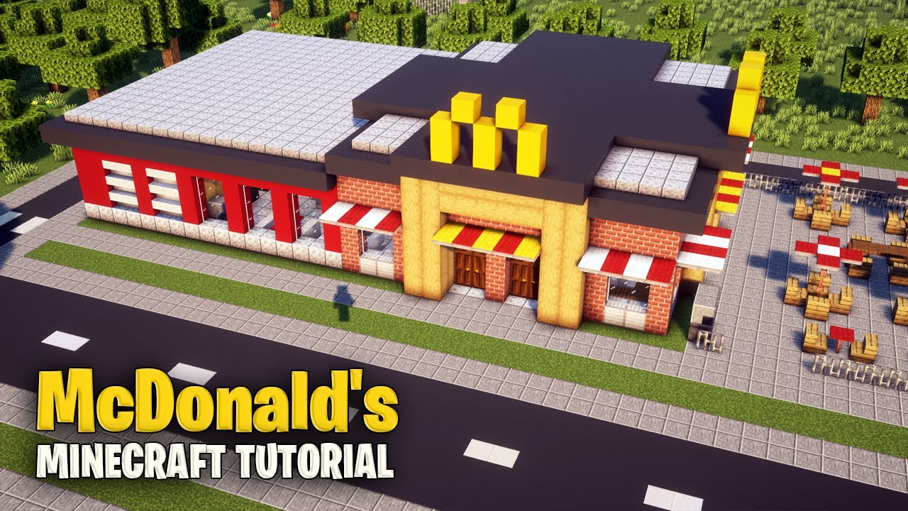 McDonald's - Minecraft tutorial - Minecraft Builders