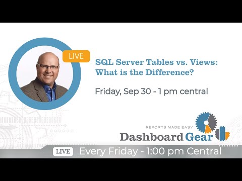 SQL Server Tables vs. Views: What is the Difference?
