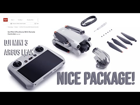 Argos UK Web Leak! DJI Mini 3, New Smart Controller + FlyMore Combo Prices & Pics!