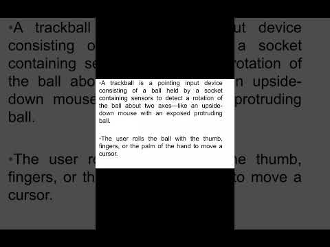 Fundamentals of Computer |What is a Trackball?| #shortvideo #youtubeshorts #trending #shorts