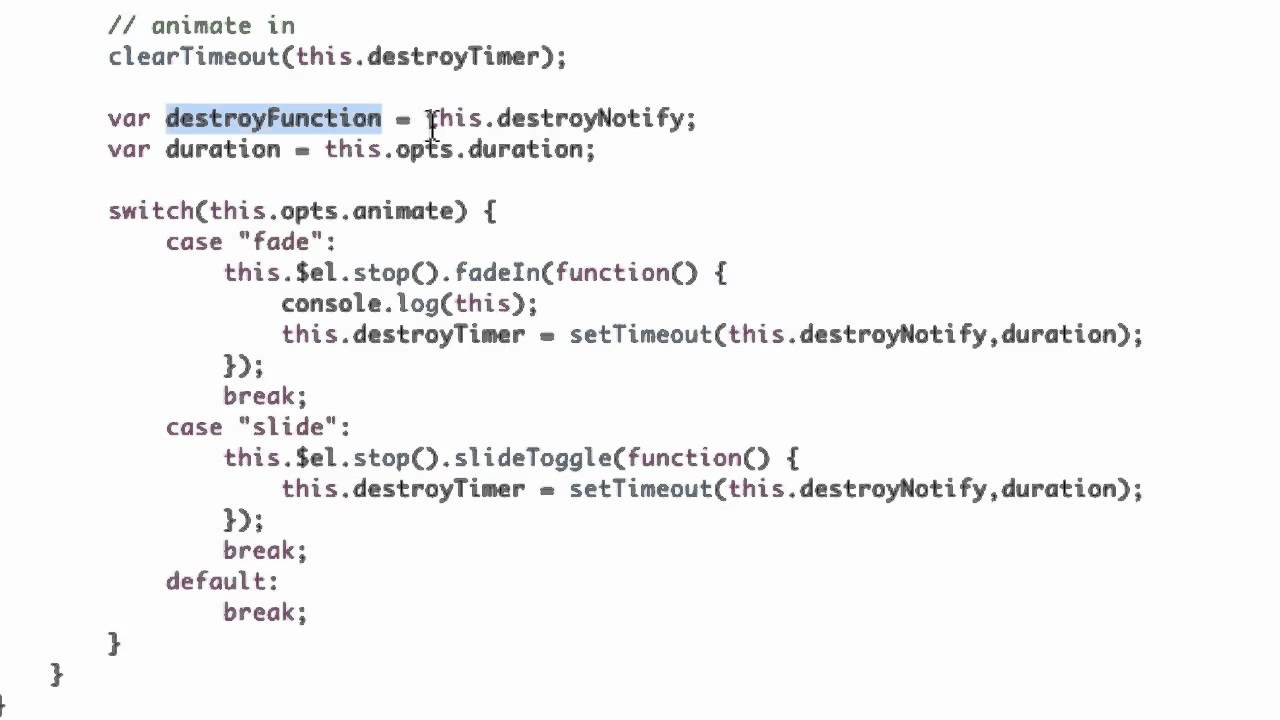 Javascript SetTimeout and jQuery Scope Problems