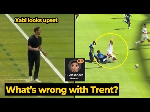Xabi Alonso looks furious as Trent struggles on his DEBUT against Al Hilal | Real Madrid News