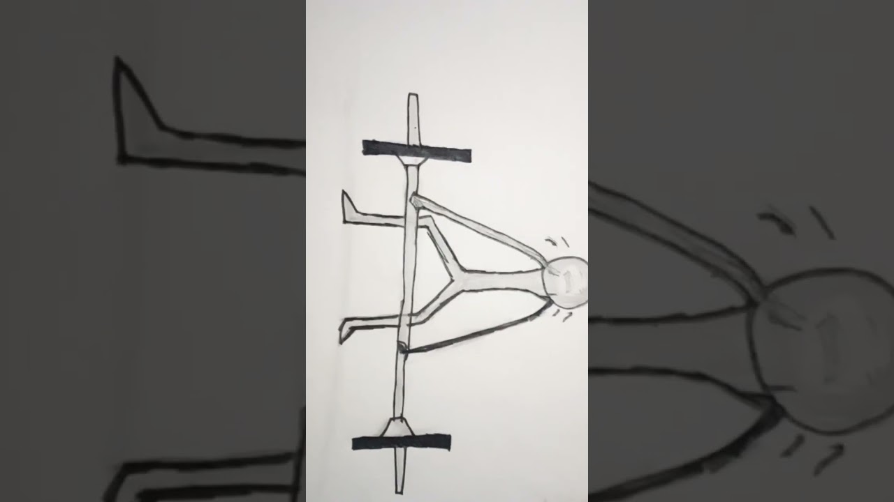 New Short #drawing #art #animation #anime #funny #gym #fitness #workout #stickman