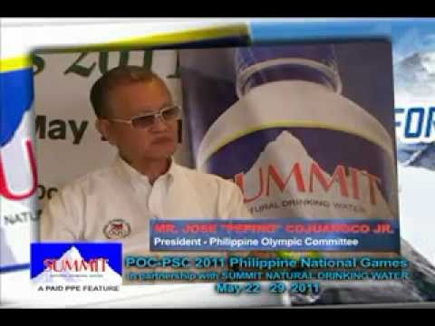 Summit Water supports POC- PSC in the Philippine Nat'l Games