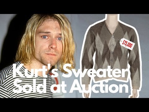 Kurt Cobain's Sweater from MTV Unplugged sold at Auction