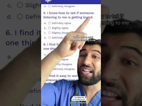 “You’re Probably on the Spectrum” #test