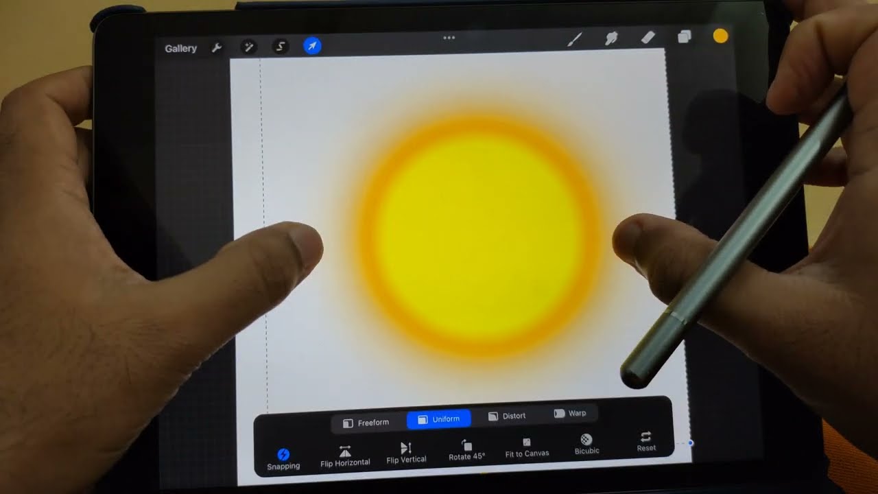 how you can Draw a Blooming Sun 🌞 in Procreate | Draw in Procreate | #digitalart #drawingforkids
