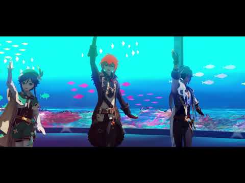 Genshin Impact X Love Live Project Side M - Aozora Jumping Heart [ Genshin Idol Project ]