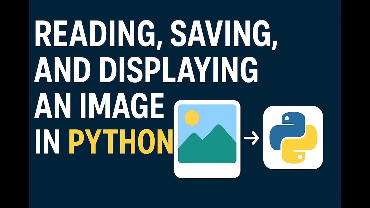 Reading, Saving, and Displaying an Image in Python