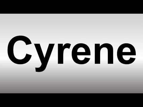 How to Pronounce Cyrene