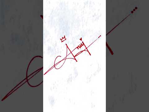 Anujπ₯Name π₯° Signature π₯ ||#shorts #youtubeshorts #shortsvideo