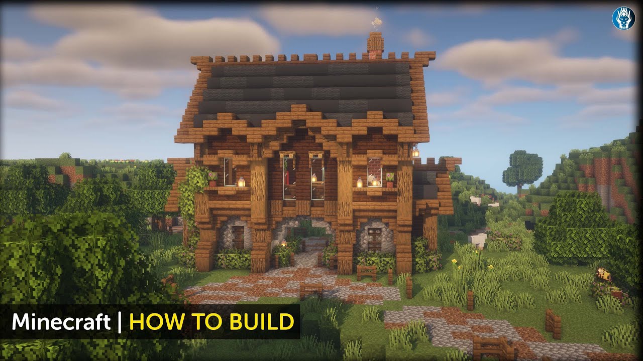 Minecraft Tutorial | Hunting Hut - Minecraft Builders
