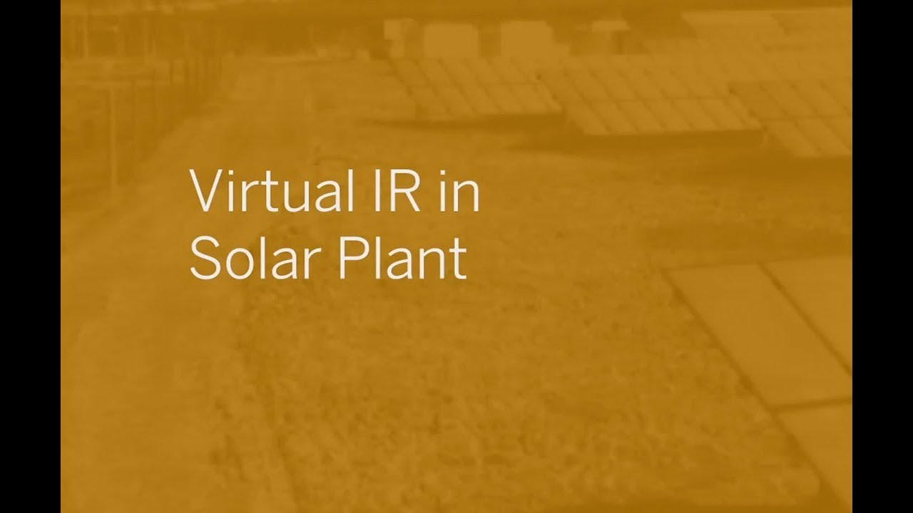 Video Analysis Thermal Camera + Virtual IR in Solar Plant · Perimeter Security