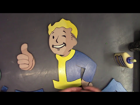 Crafting the Ultimate Vault Boy: A Fallout-Inspired Woodworking Masterpiece | DIY Gaming Decor