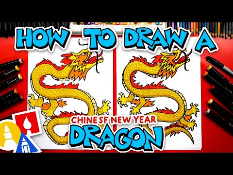 How To Draw A Chinese New Year Dragon - Advanced