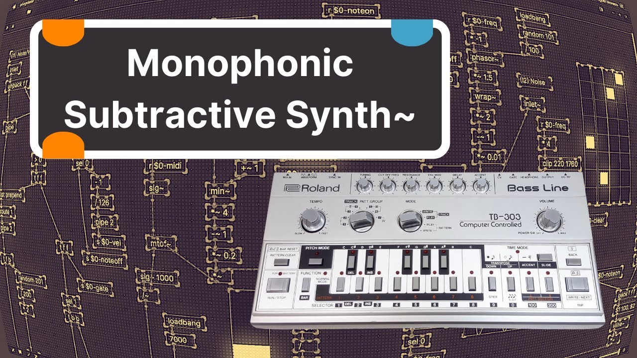 Simple Subtractive Synth // Plug Data Tutorial