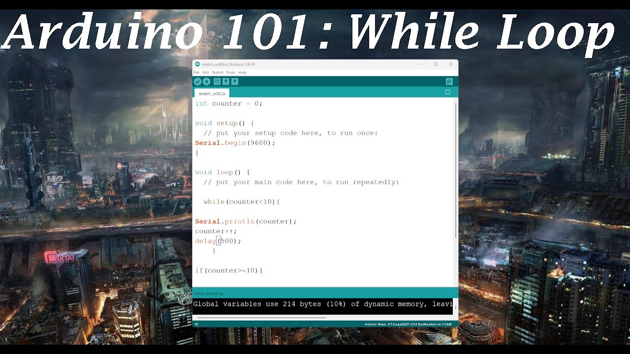 Arduino 101: While Loop