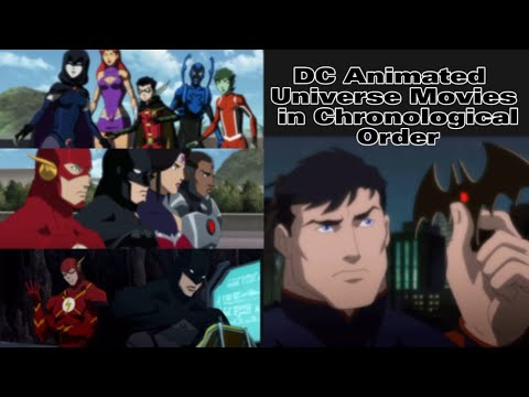 DC Animated Universe Movies in Chronological Order