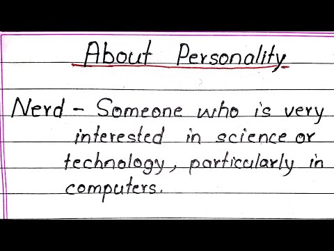 About Personality | What Is Chatterbox? EK Education