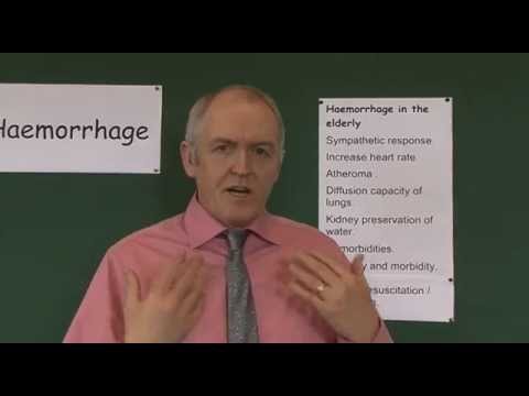Hemorrhage 14, In the elderly