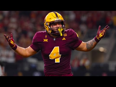 Human Wrecking Ball 💥 Cam Skattebo 2024 Arizona State Highlights 🔱 || HD