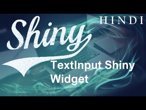 Learn R Shiny Tutorial 2 TextInput Shiny Widget हिन्दी - Mind Luster