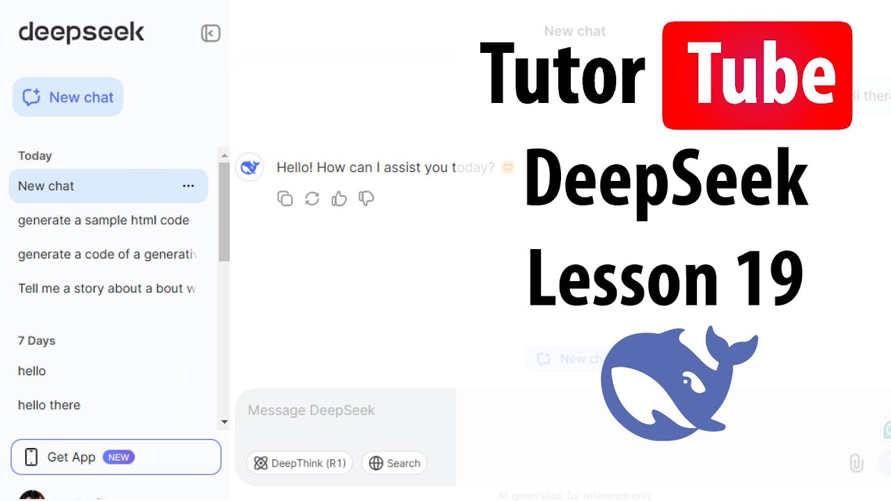 DeepSeek - Lesson 19 - Generating Excel Formulas
