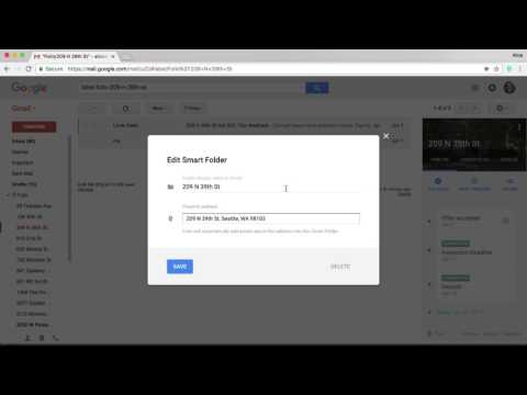 Gmail Extension: Changing a Smart Folder's address in Folio