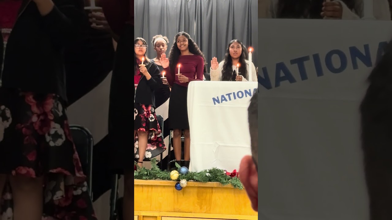 This Happened at an NJHS Induction — Her Response Was Incredible