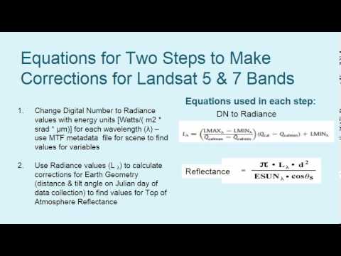 iGETT Concept Module Solar Radiance and Reflectance for Landsat 5 or 7 Part 2 of 2