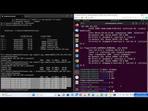 How To Copy file from Windows to Linux