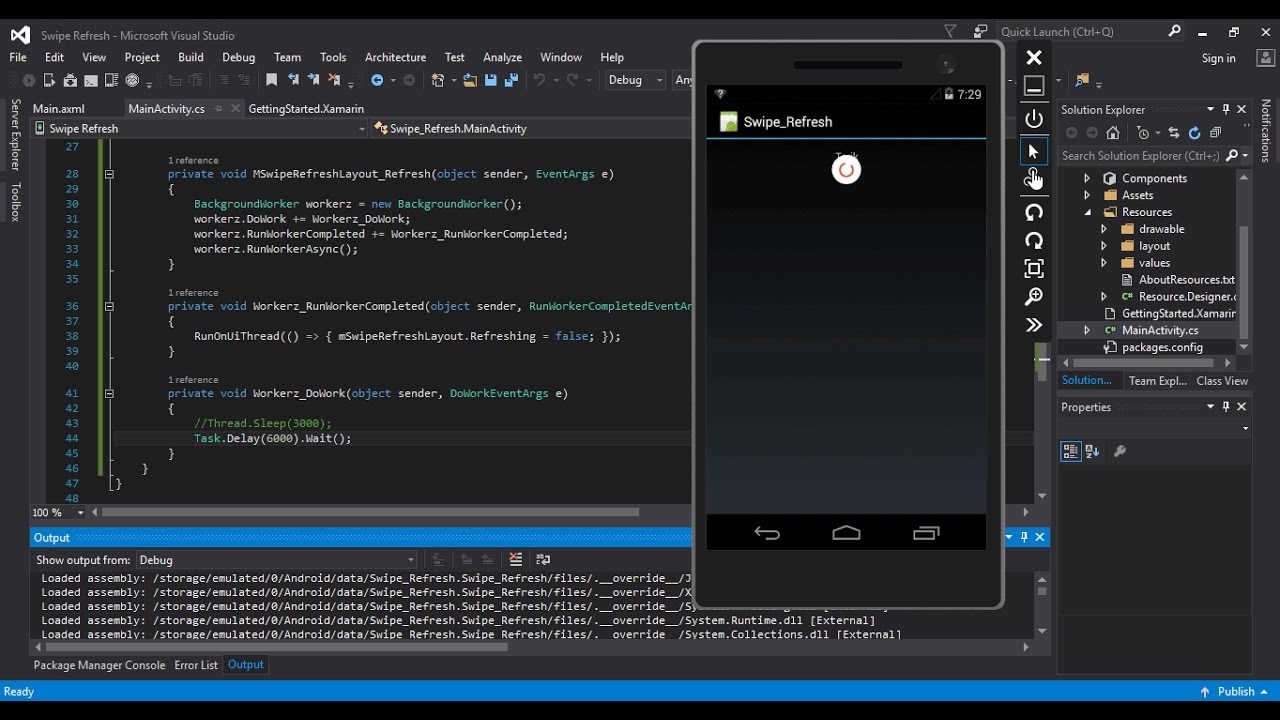11 Create Swipe Refresh in Android