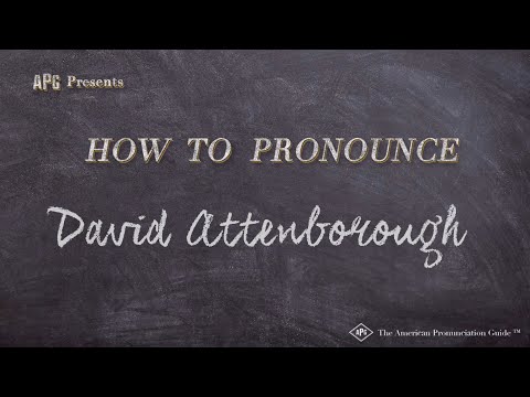 How to Pronounce David Attenborough (Real Life Examples!)