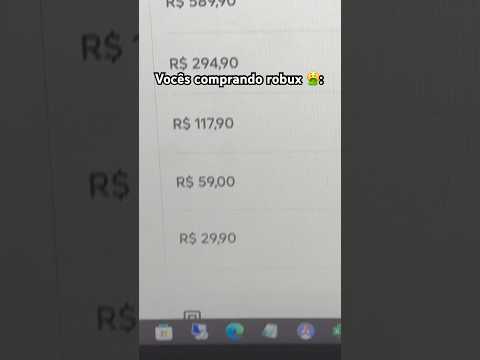 COMO COMPRAR ROBUX MAIS BARATO 2025 #roblox #robux