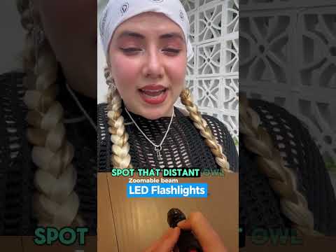LED Mini Camping Flashlight High Lumens,5 Modes,Zoomable Beam, Tactical Flashlight Outdoor Home Use