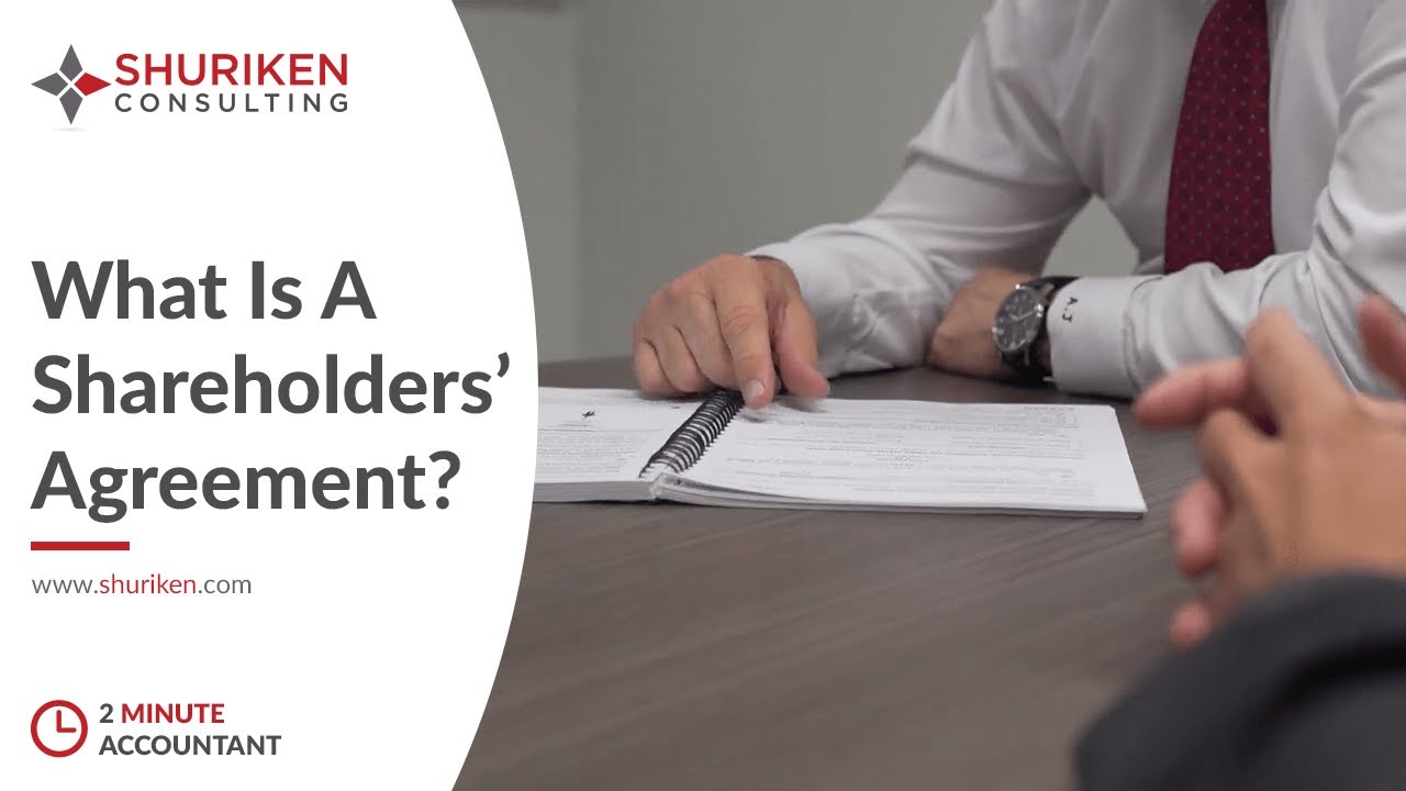 The Two Minute Accountant: What is a Shareholders' Agreement? (with Andrew Jeffers)