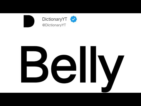 Belly Meaning in English
