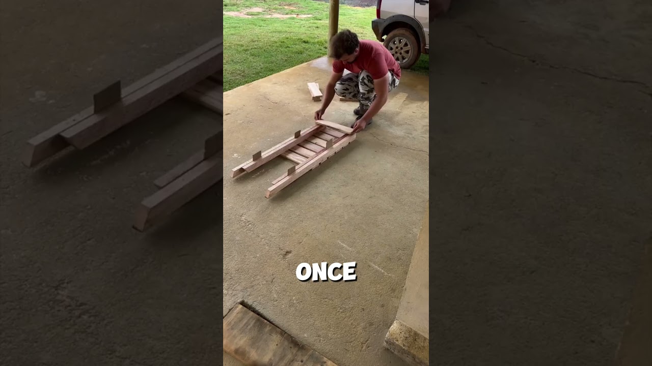 Easy DIY Pallet Chair 🔨🪑
