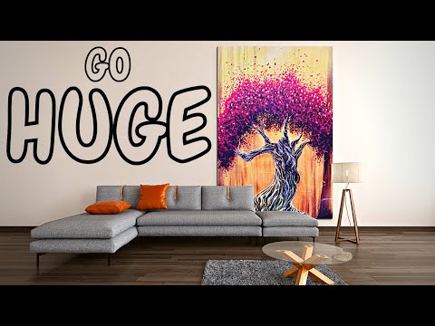 Buy BIG Canvases When I Say (A Shorts Art Tip!)