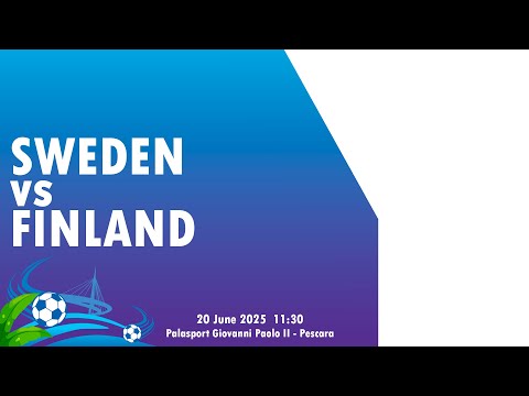 SWEDEN - FINLAND | h.11:30 | WDFC FUTSAL 2025 GROUP B MEN MATCH 29 | HALL 2 PALASPORT G. PAOLO II