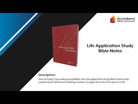 Life Application Study Bible (Product Overview)