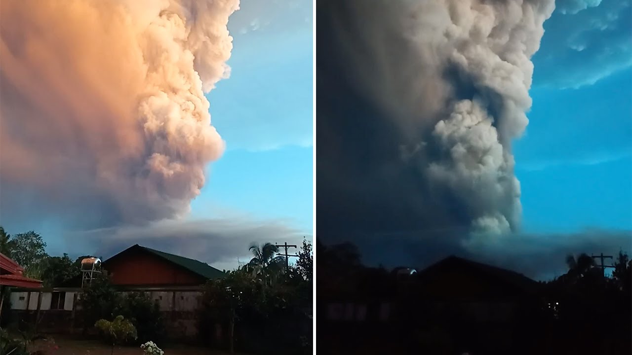 Stunning Timelapse Shows Taal Volcano Eruption
