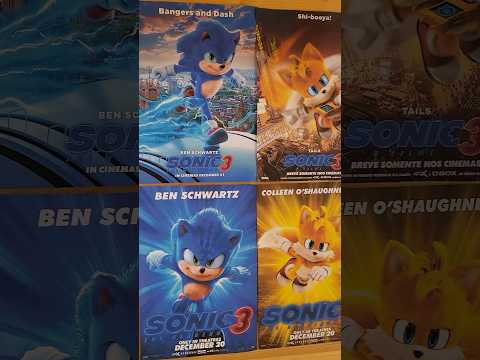 Sonic the Hedgehog 3 Posters