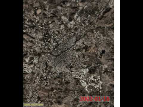 Saudi Arabia, At Ta'if, the highest frequency timelapse from space (1984..2020)